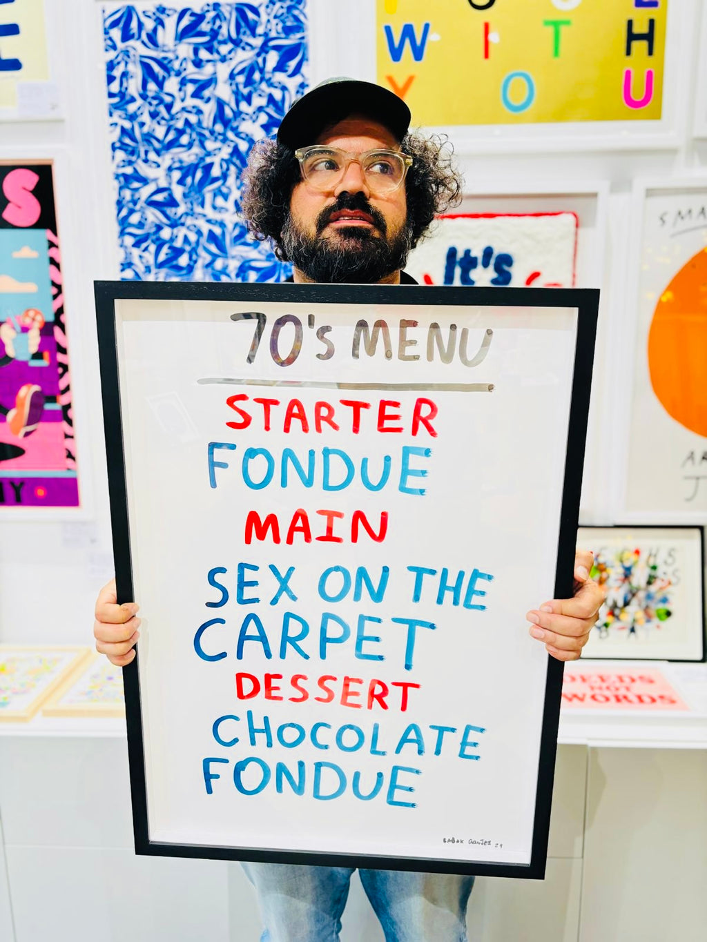 70s MENU - original artwork – They Made This