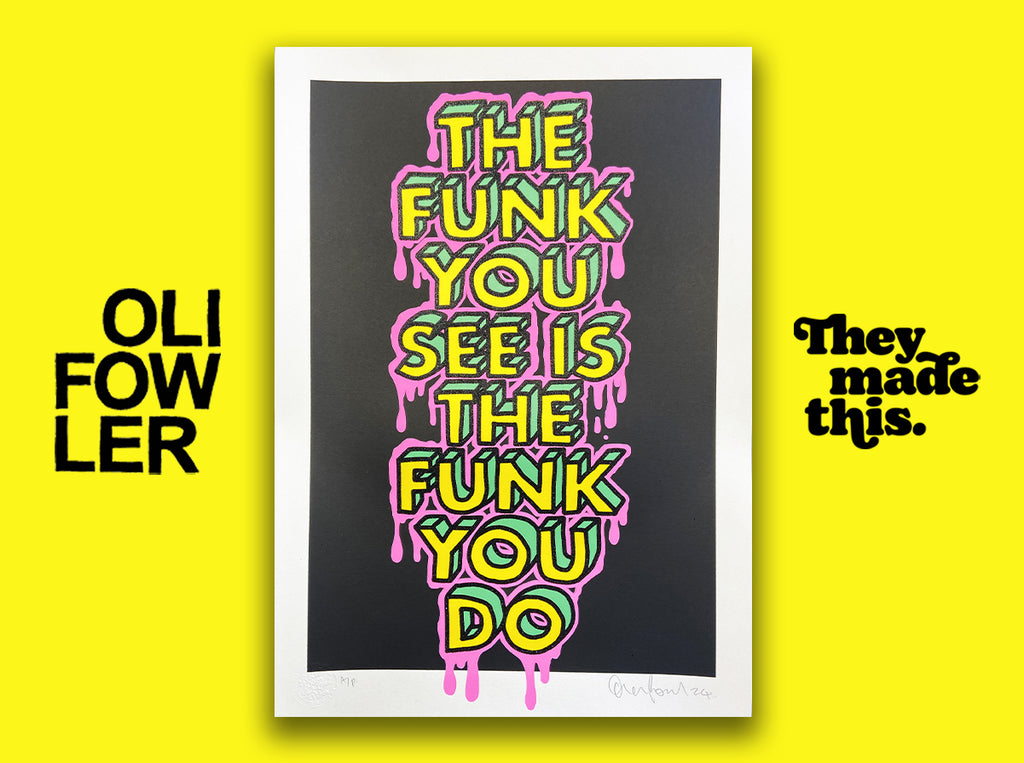 THE FUNK YOU SEE IS THE FUNK YOU DO (black glitter edition) – They Made ...