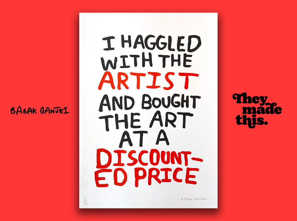 Haggled With The Artist – They Made This