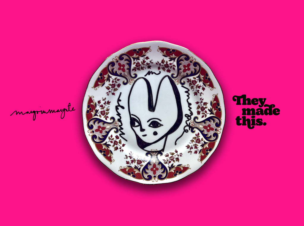 Margo in Margate vintage plate #5 – They Made This